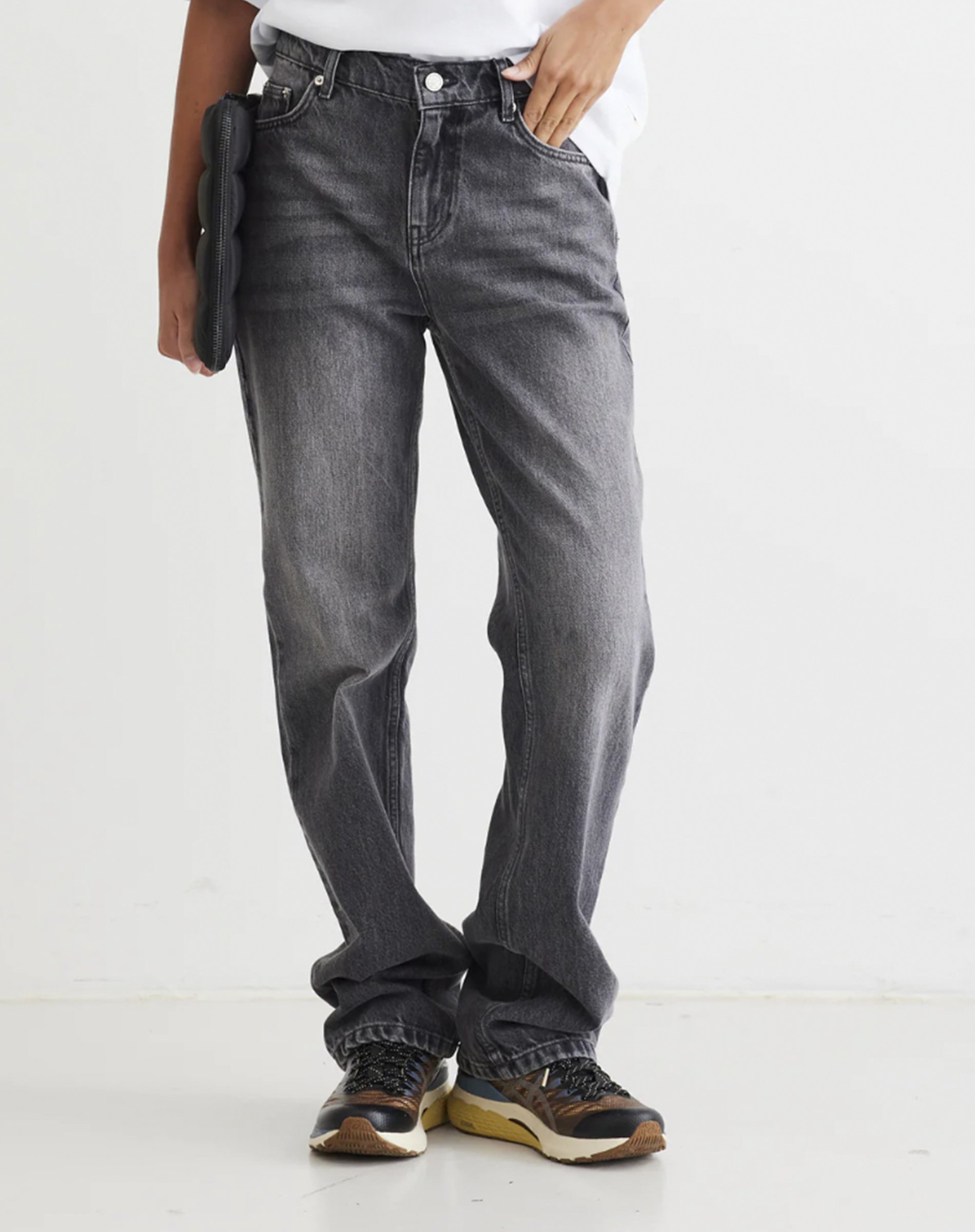 Kathy Eclipse Jeans - Dark Grey - Woodbird | Jeans | byKalstrup